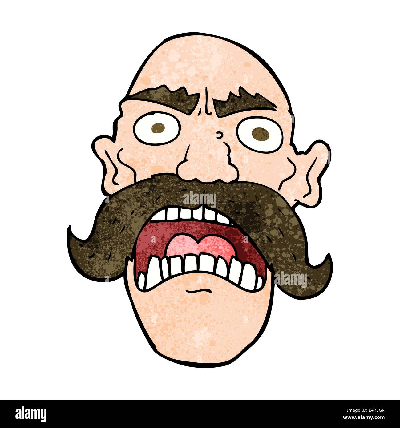 cartoon angry old man Stock Vector Image & Art - Alamy