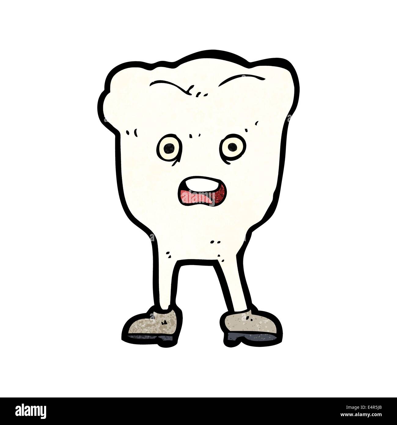 cartoon tooth looking afraid Stock Vector Image & Art - Alamy