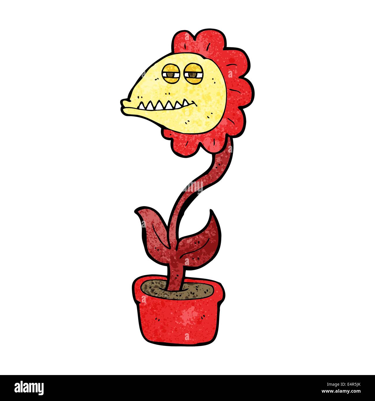 cartoon monster flower Stock Vector Image & Art - Alamy