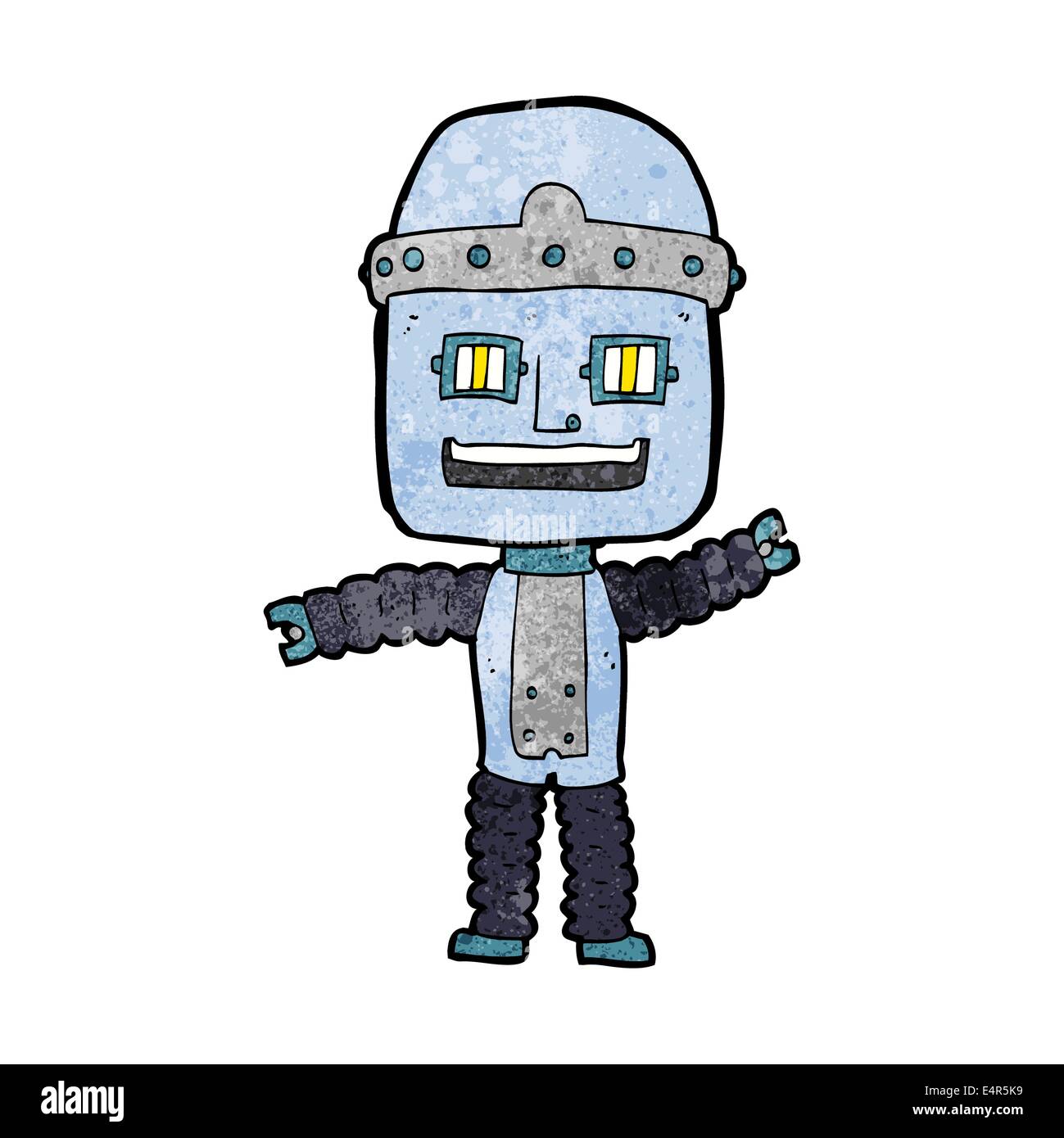 cartoon waving robot Stock Vector Image & Art - Alamy