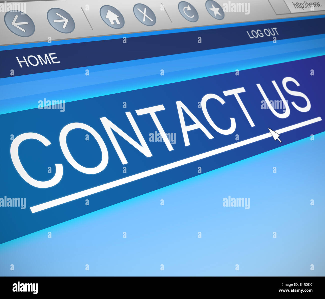 Contact us concept Stock Photo - Alamy