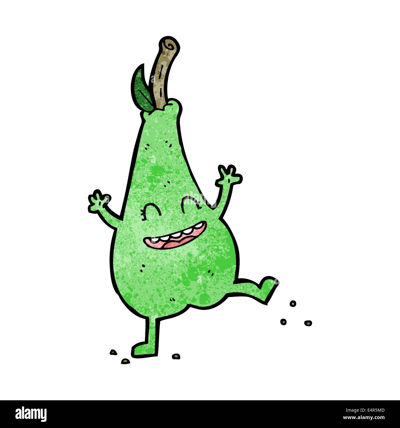 cartoon happy dancing pear Stock Vector Image & Art - Alamy