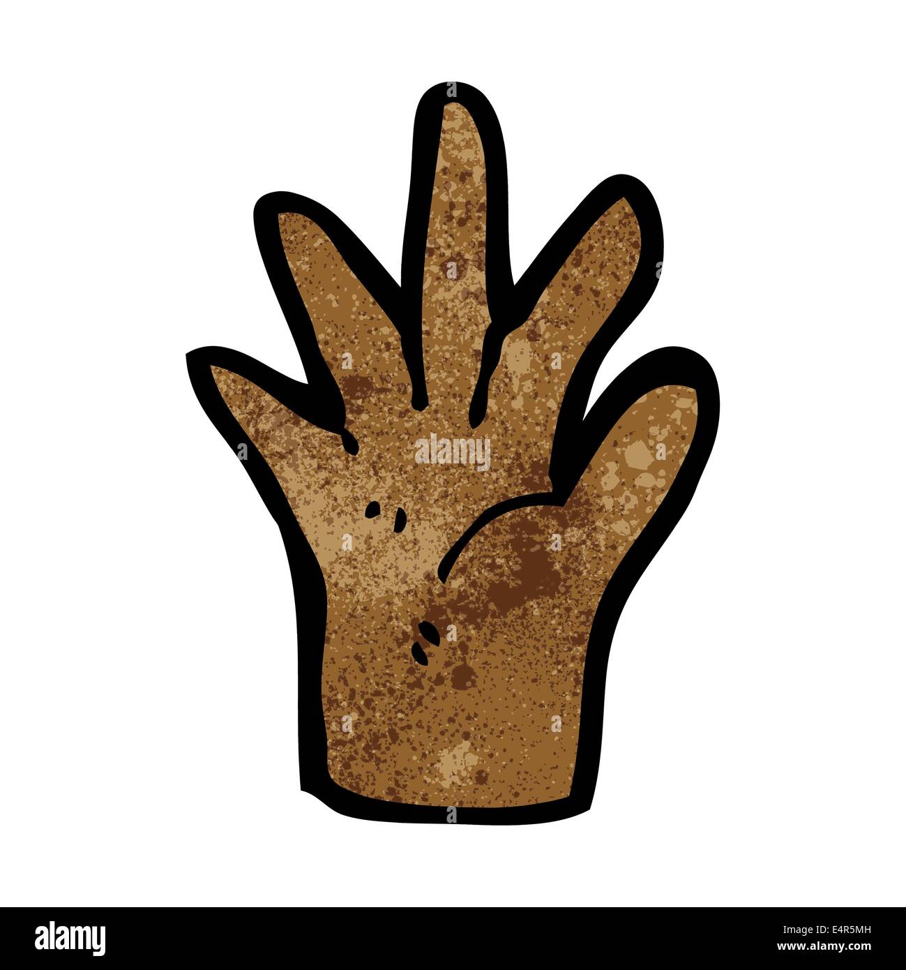 cartoon hand symbol Stock Vector Image & Art - Alamy