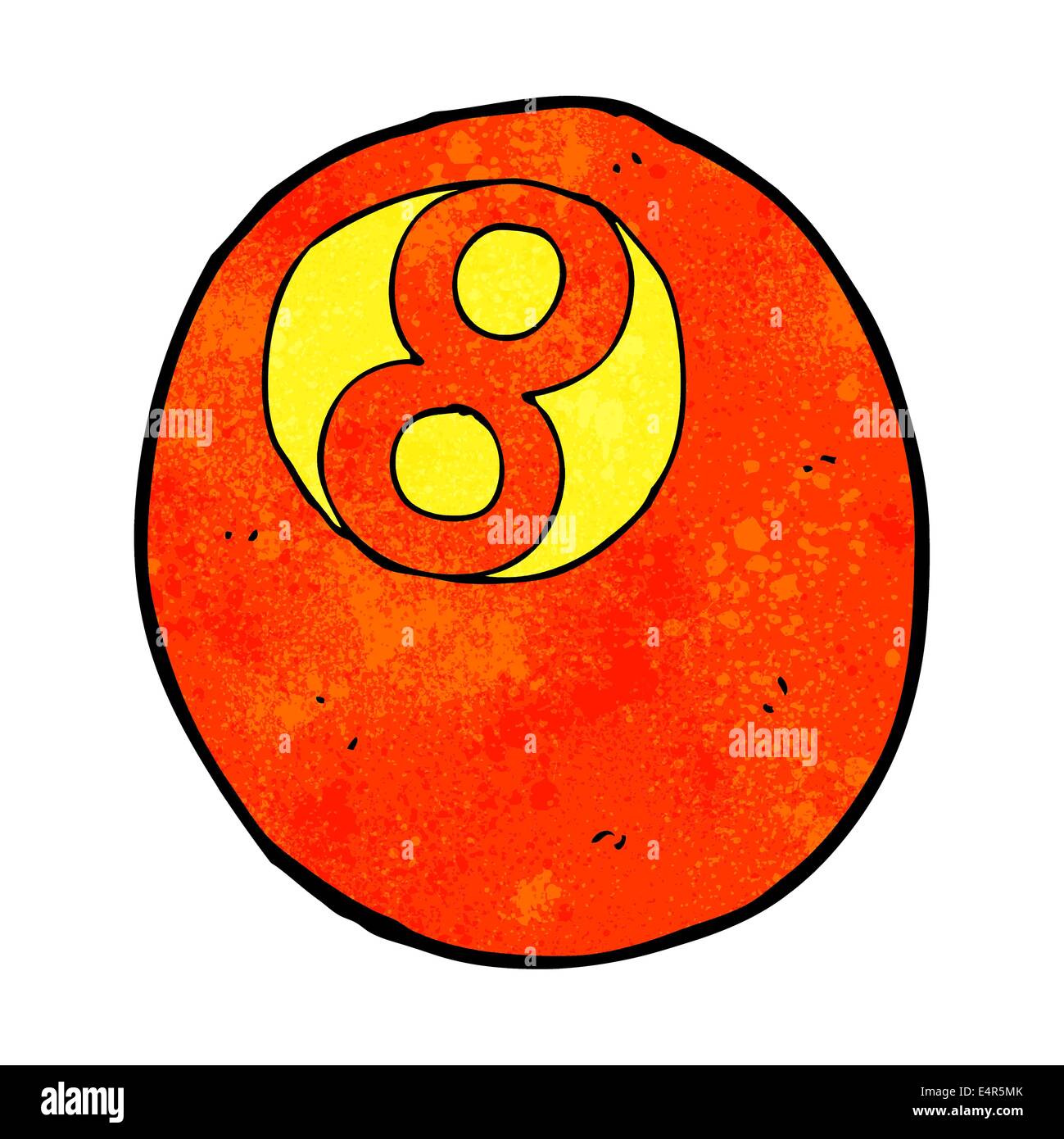 cartoon pool ball Stock Vector Image & Art - Alamy