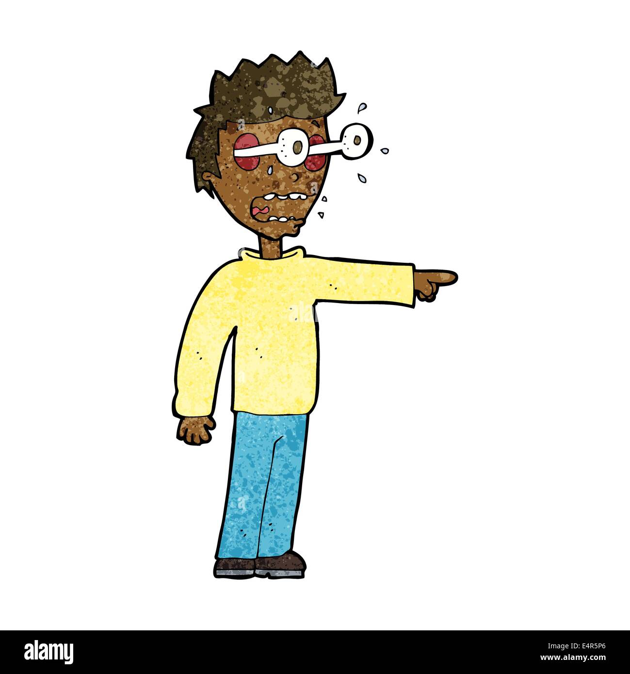 cartoon man with popping out eyes Stock Vector Image & Art - Alamy