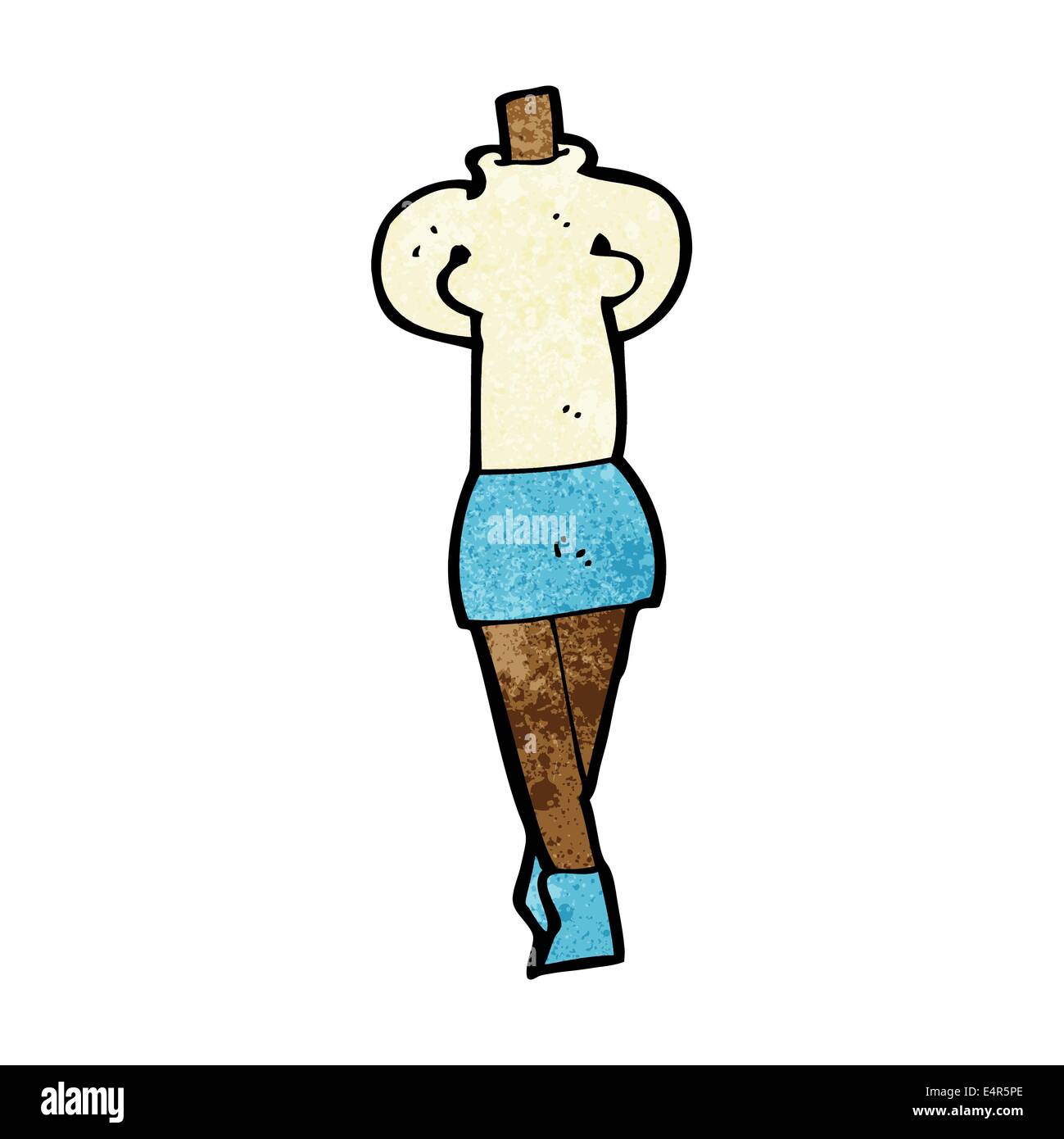 cartoon female body (mix and match cartoons or add own photos Stock ...