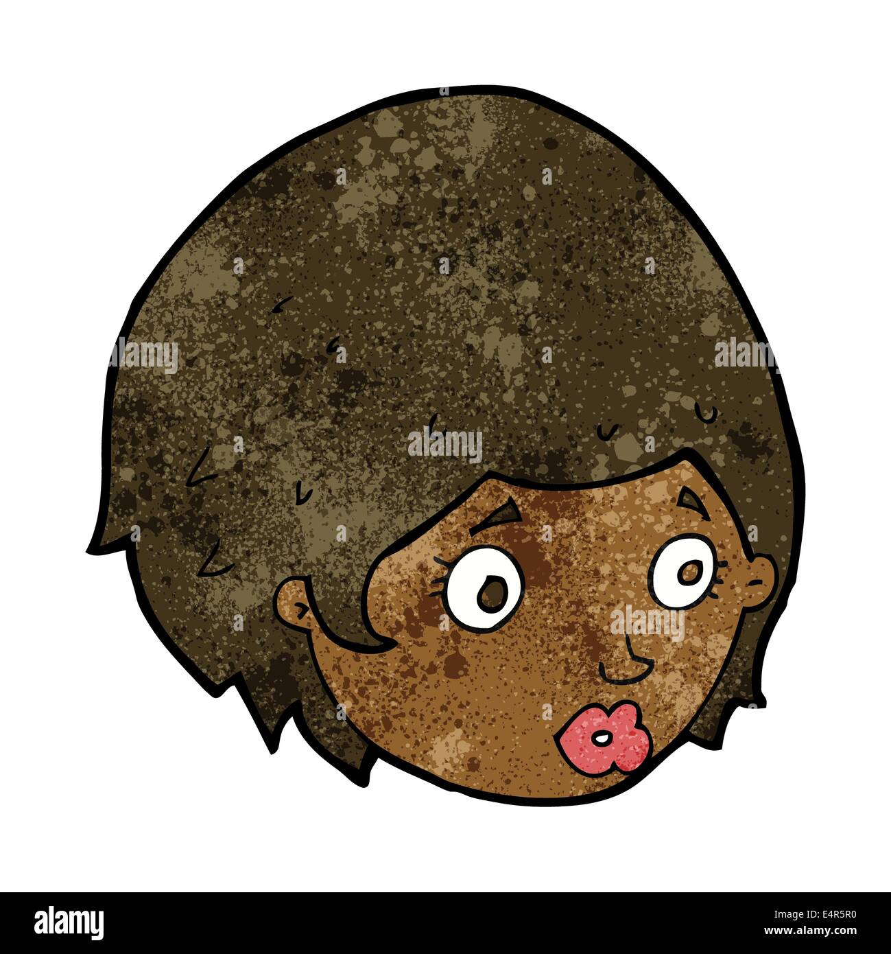 Concerned cartoon face Stock Vector Images - Alamy