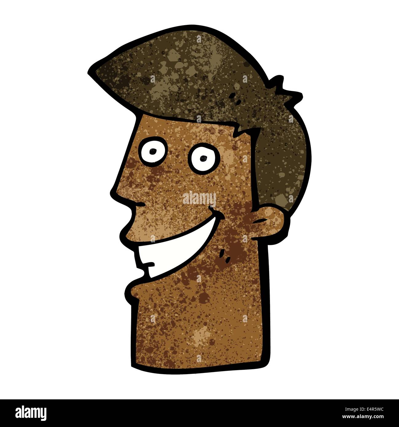 cartoon grinning man Stock Vector Image & Art - Alamy