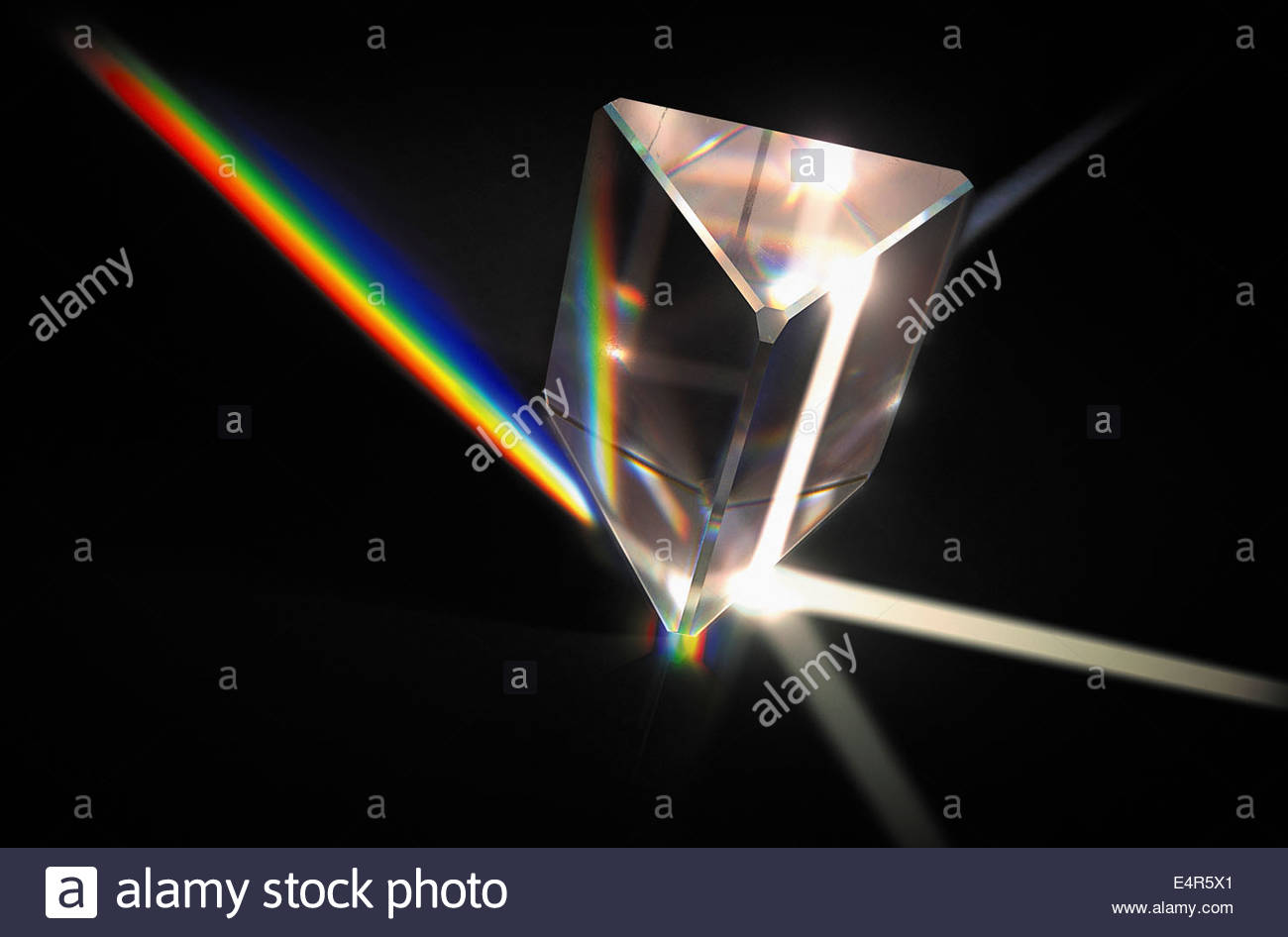 Light Refraction Triangle Stock Photos & Light Refraction Triangle ...