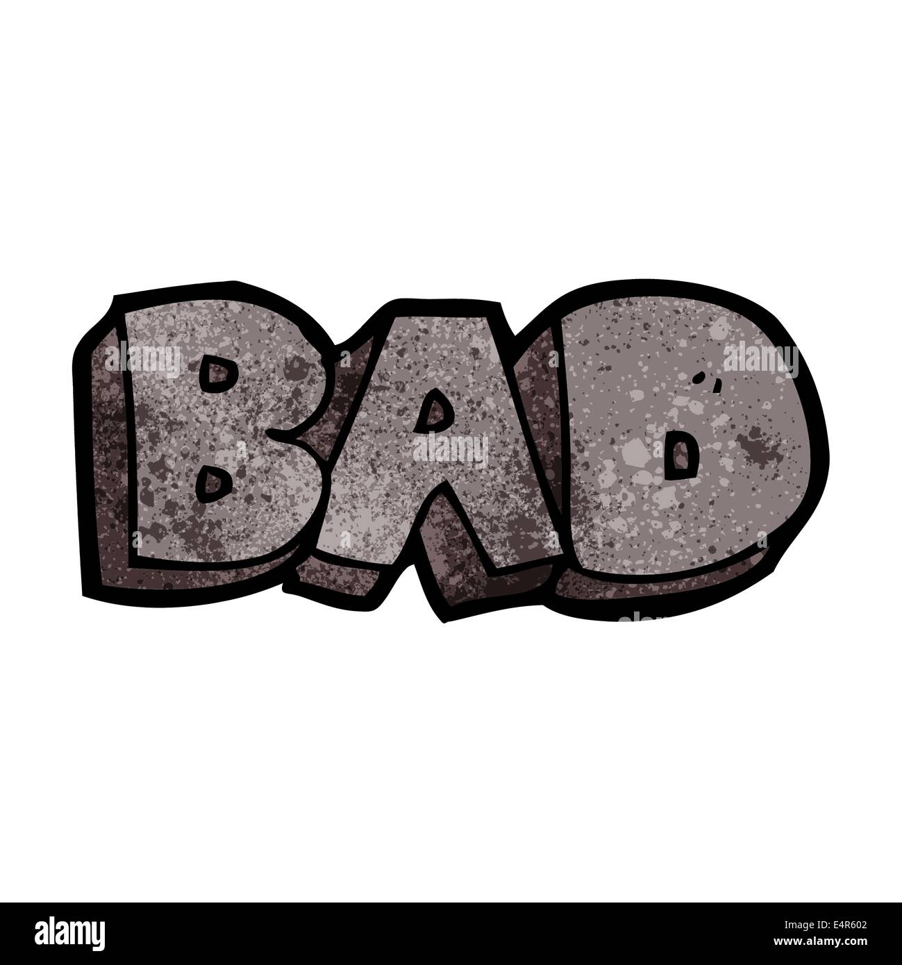 cartoon bad sign Stock Vector Image & Art - Alamy
