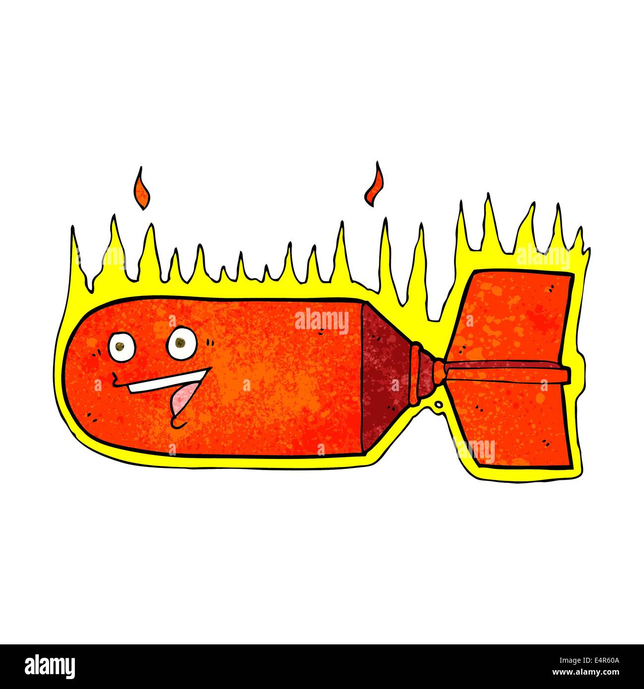 cartoon falling bomb Stock Vector Image & Art - Alamy