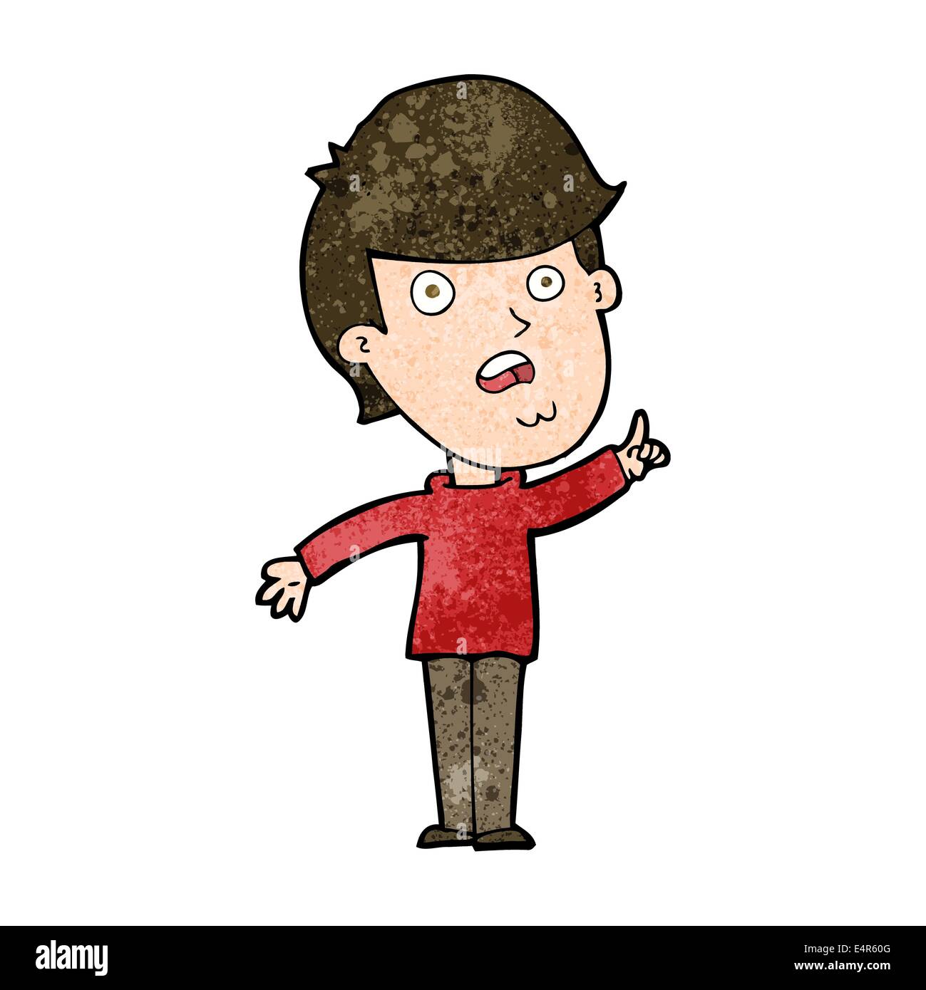 cartoon man asking question Stock Vector Image & Art - Alamy