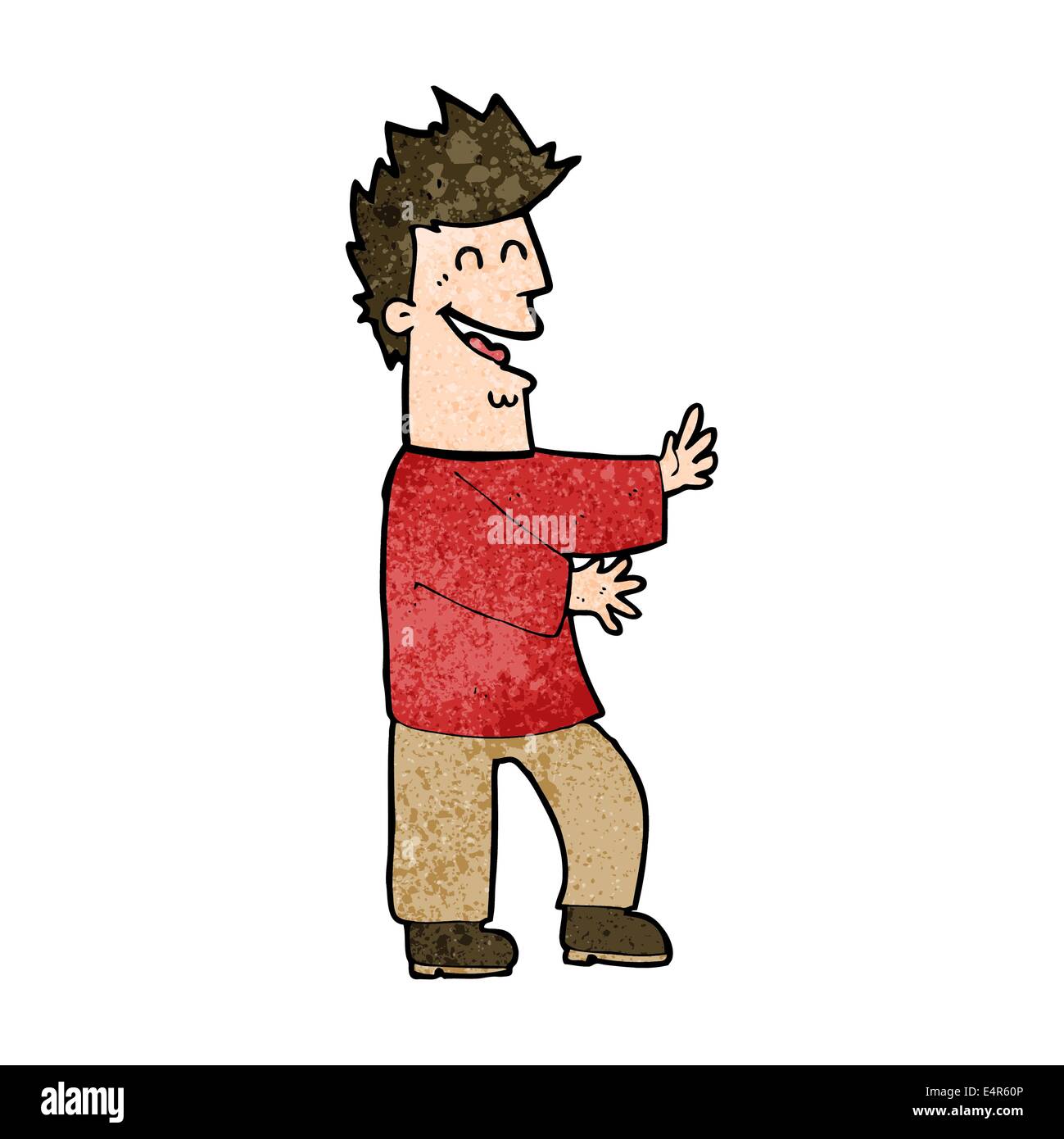 cartoon laughing man Stock Vector Image & Art - Alamy