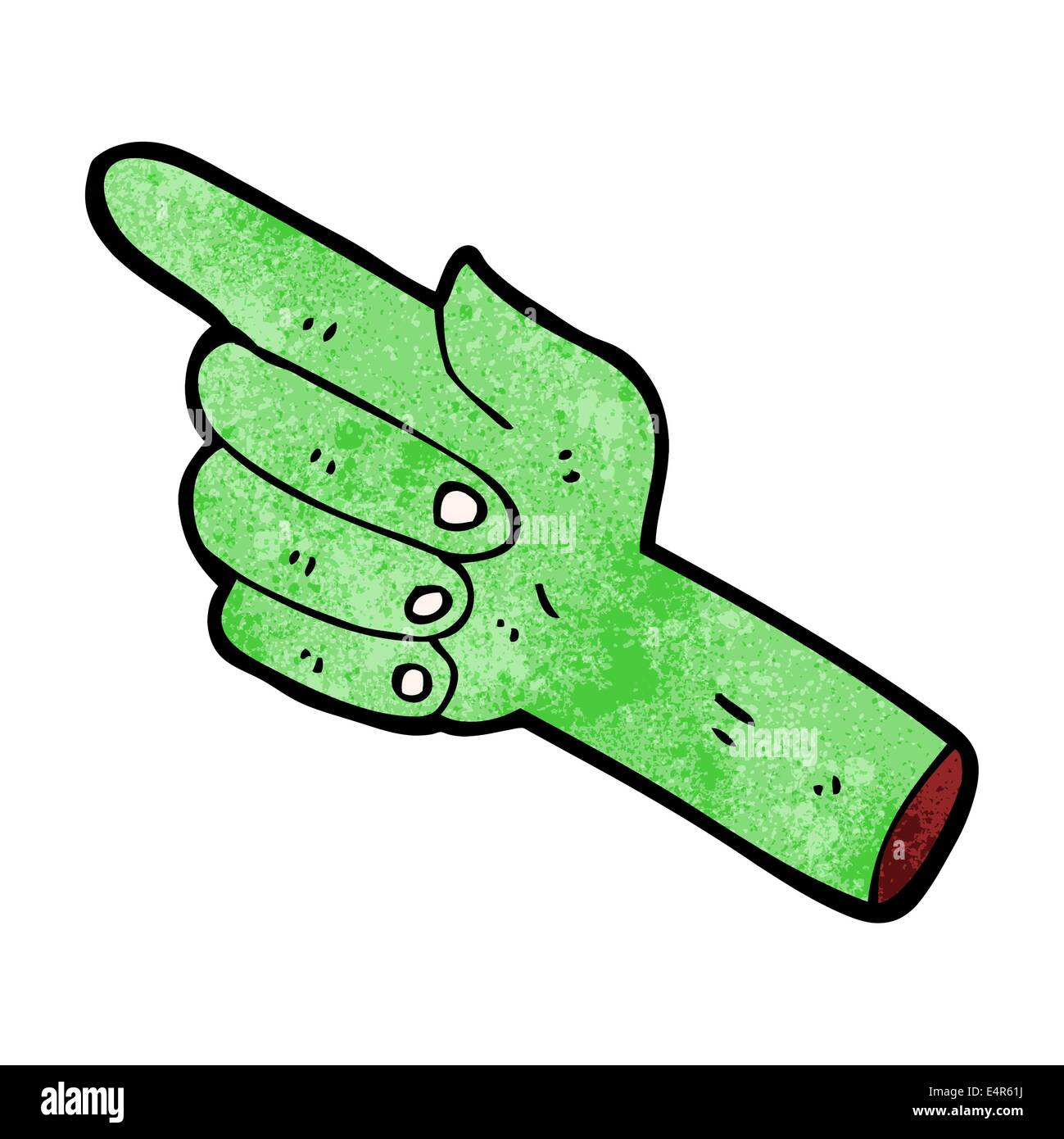 cartoon pointing zombie hand Stock Vector Image & Art - Alamy