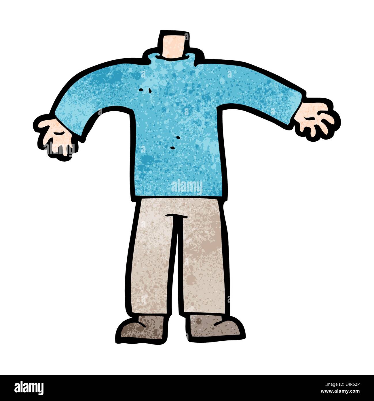 cartoon male body (mix and match cartoons or add own photos Stock ...