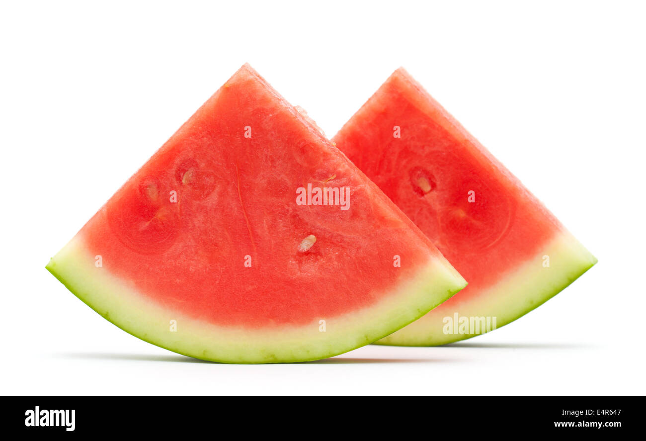 watermelon slice isolated on white Stock Photo - Alamy