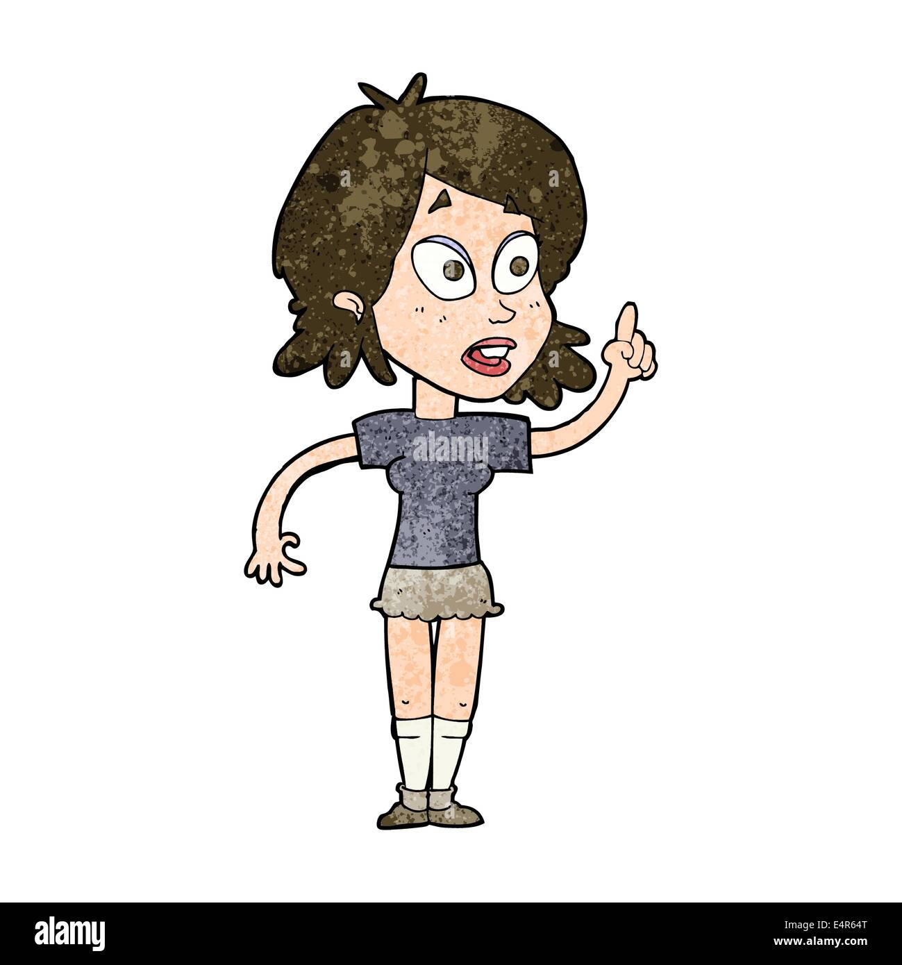 cartoon woman asking question Stock Vector Image & Art - Alamy