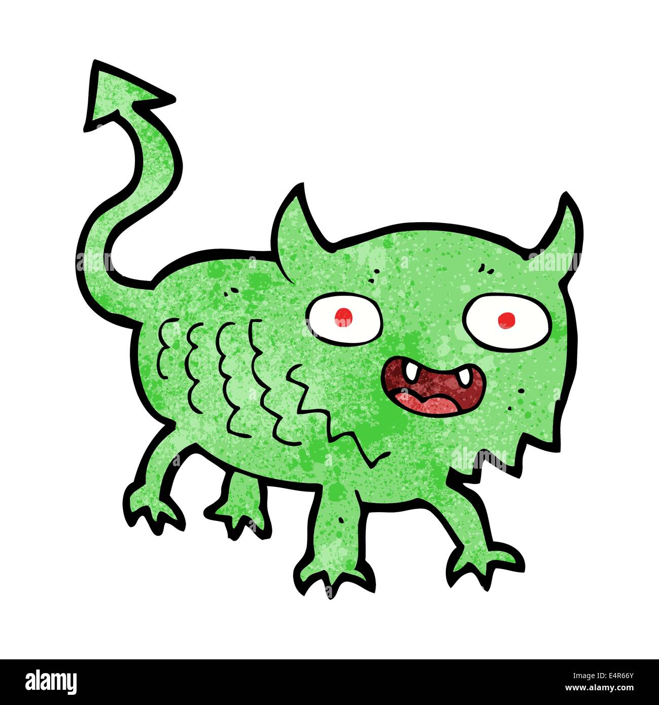 cartoon little demon Stock Vector Image & Art - Alamy