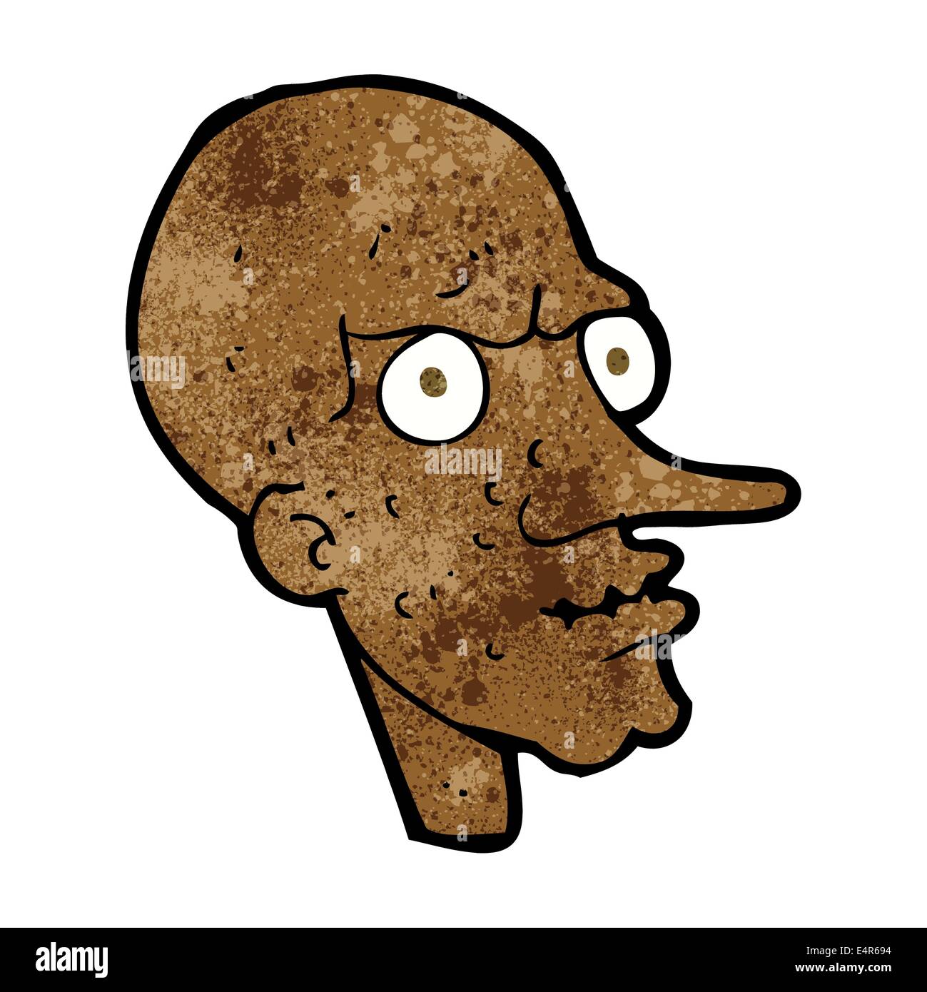 cartoon evil old man Stock Vector Image & Art - Alamy