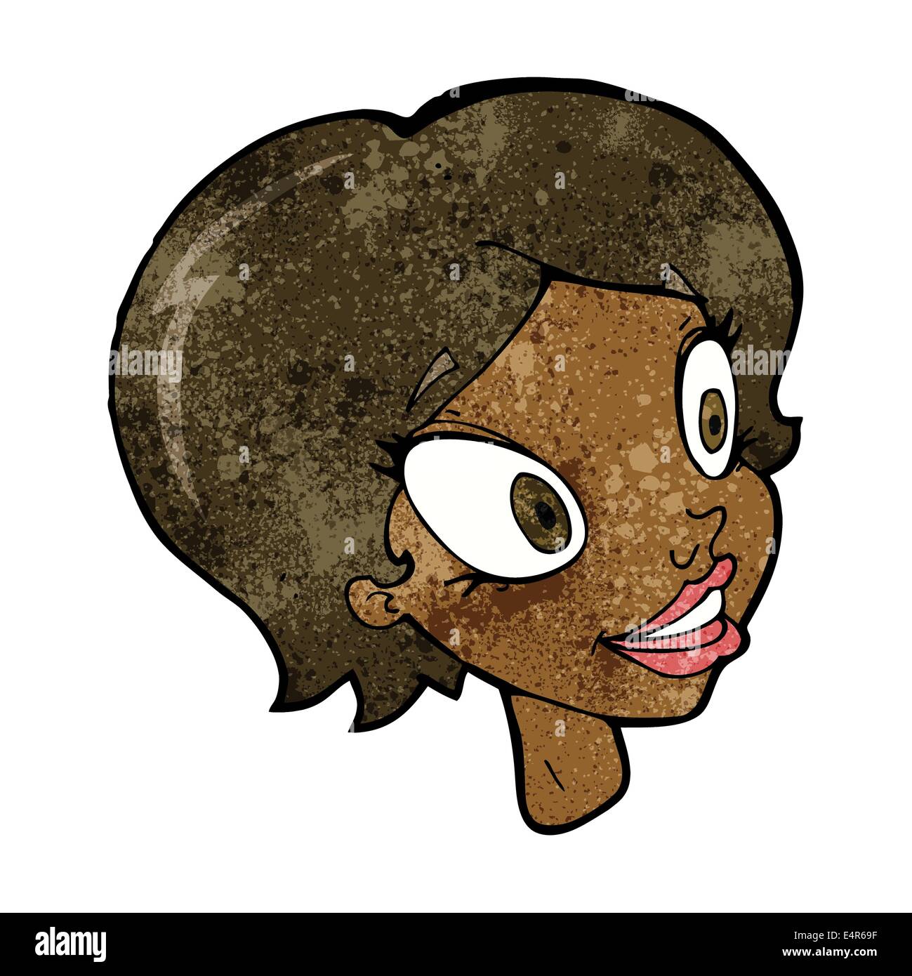 cartoon pretty female face Stock Vector Image & Art - Alamy