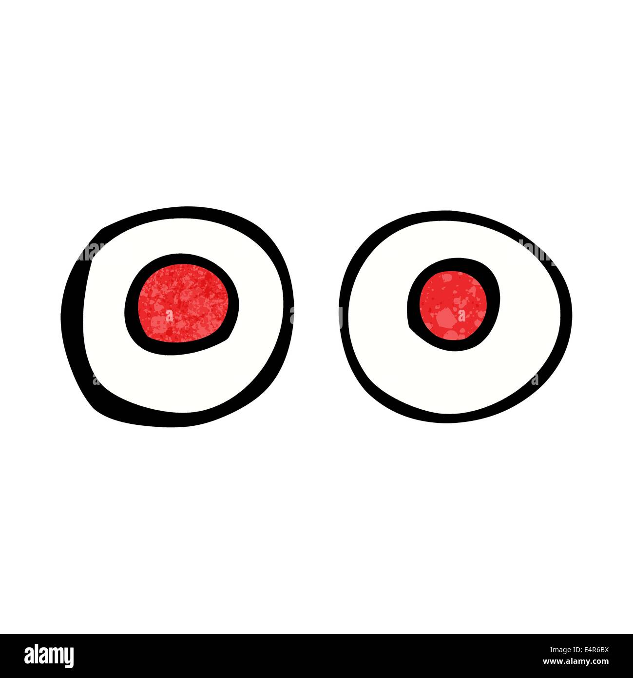 cartoon red eyes Stock Vector Image & Art - Alamy