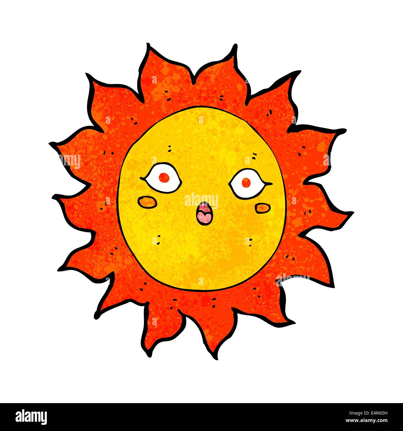 Surprised sun Stock Vector Images - Alamy