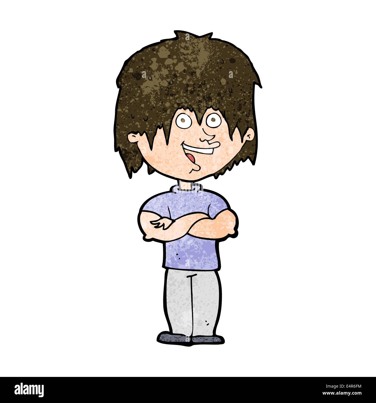 cartoon happy man Stock Vector Image & Art - Alamy