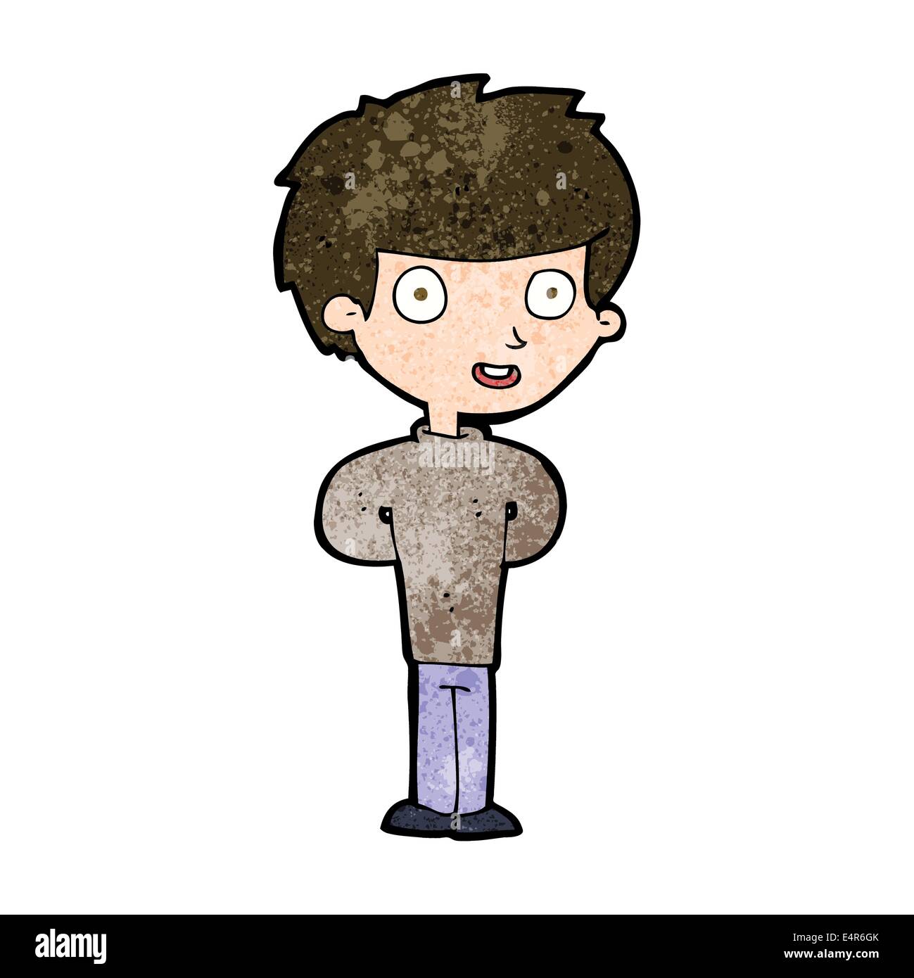 cartoon happy boy Stock Vector Image & Art - Alamy