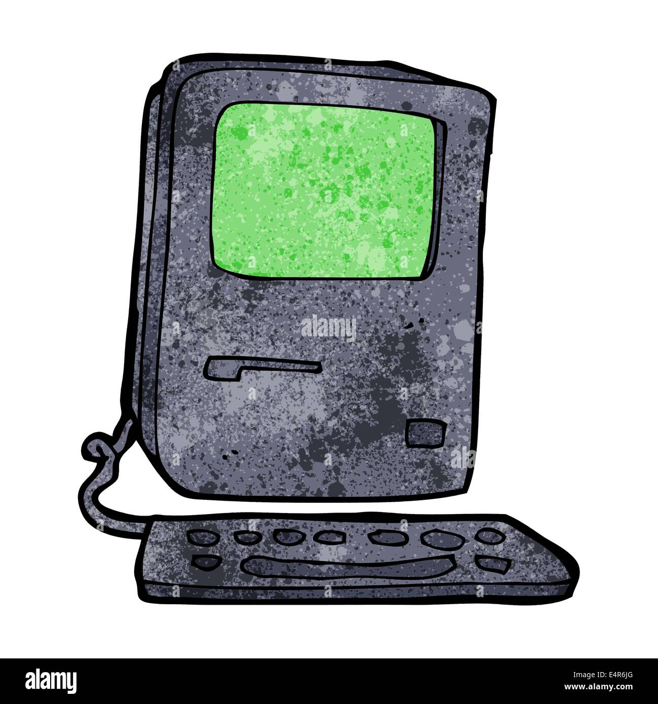 cartoon old computer Stock Vector Image & Art - Alamy