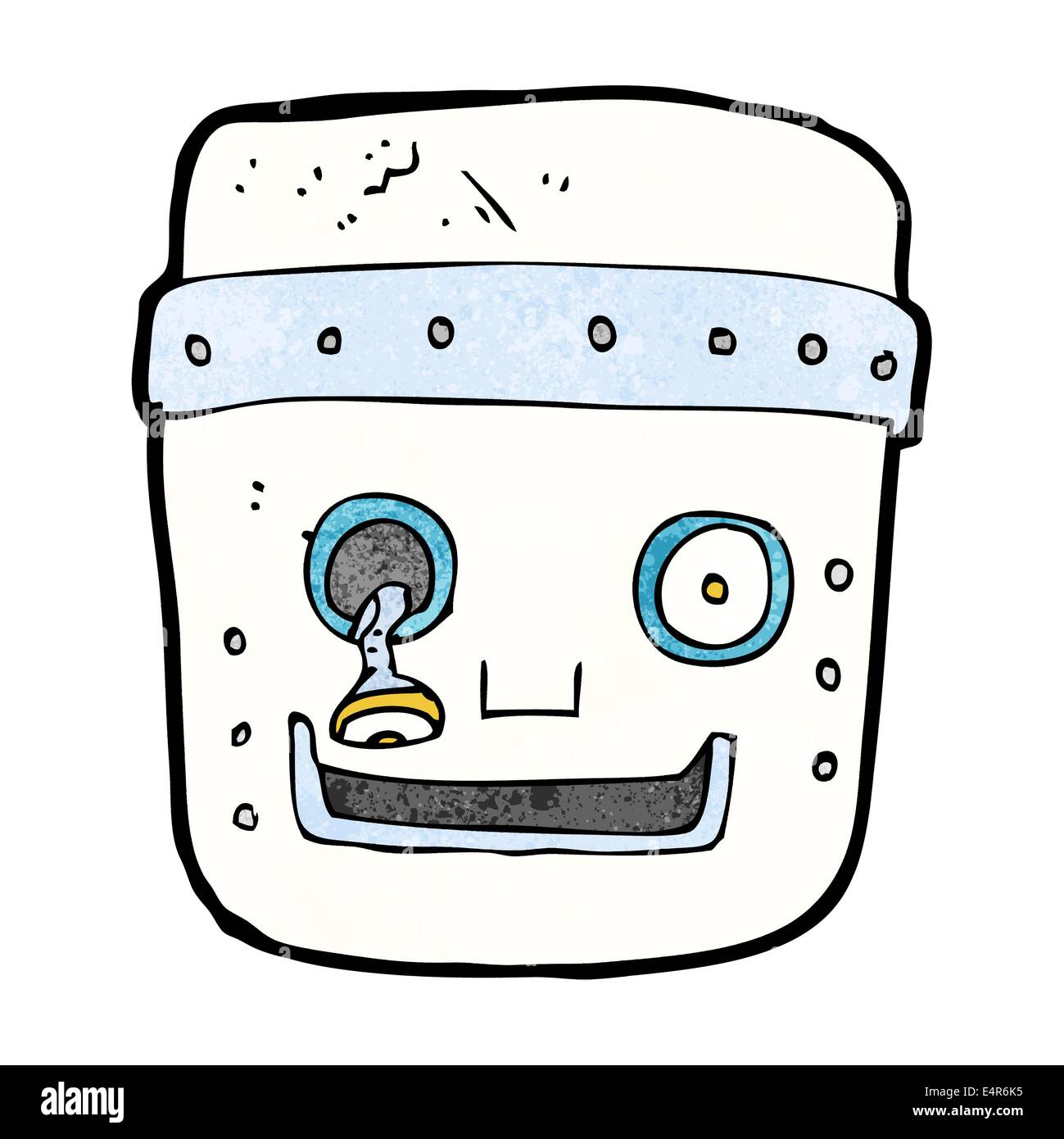 cartoon robot head Stock Vector Image & Art - Alamy
