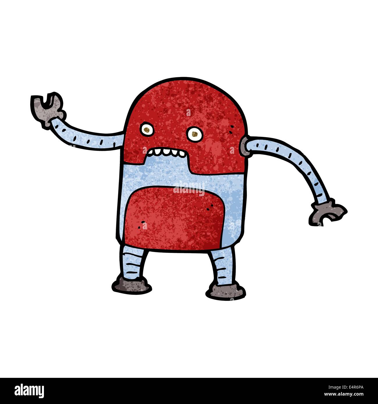 funny cartoon robot Stock Vector Image & Art - Alamy