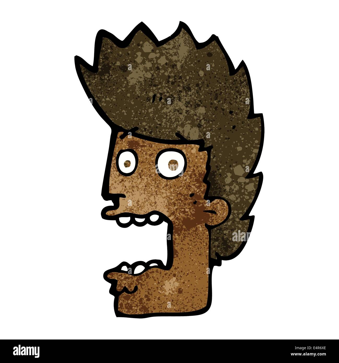 cartoon terrified man Stock Vector Image & Art - Alamy