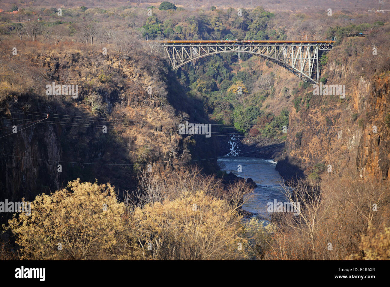 Victoria Falls Bridge, Zimbabwe, Africa Stock Photo - Alamy