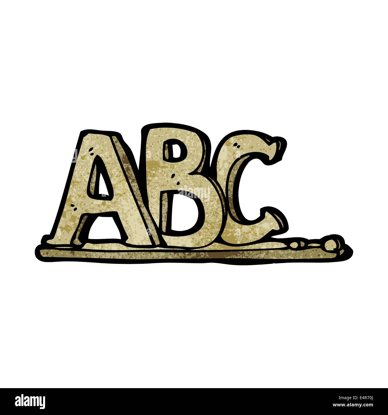 cartoon ABC letters Stock Vector Image & Art - Alamy