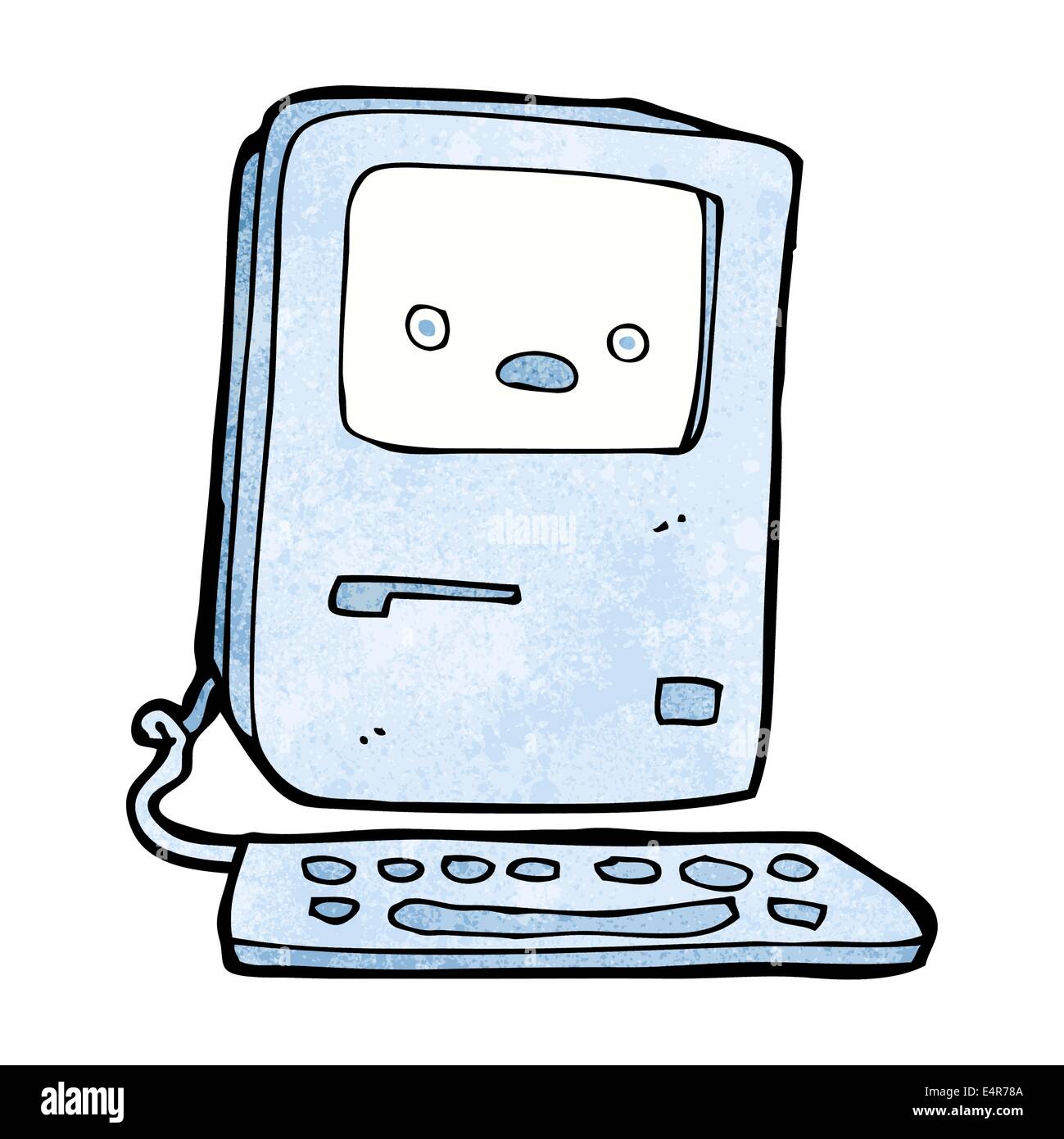 cartoon old computer Stock Vector Image & Art - Alamy