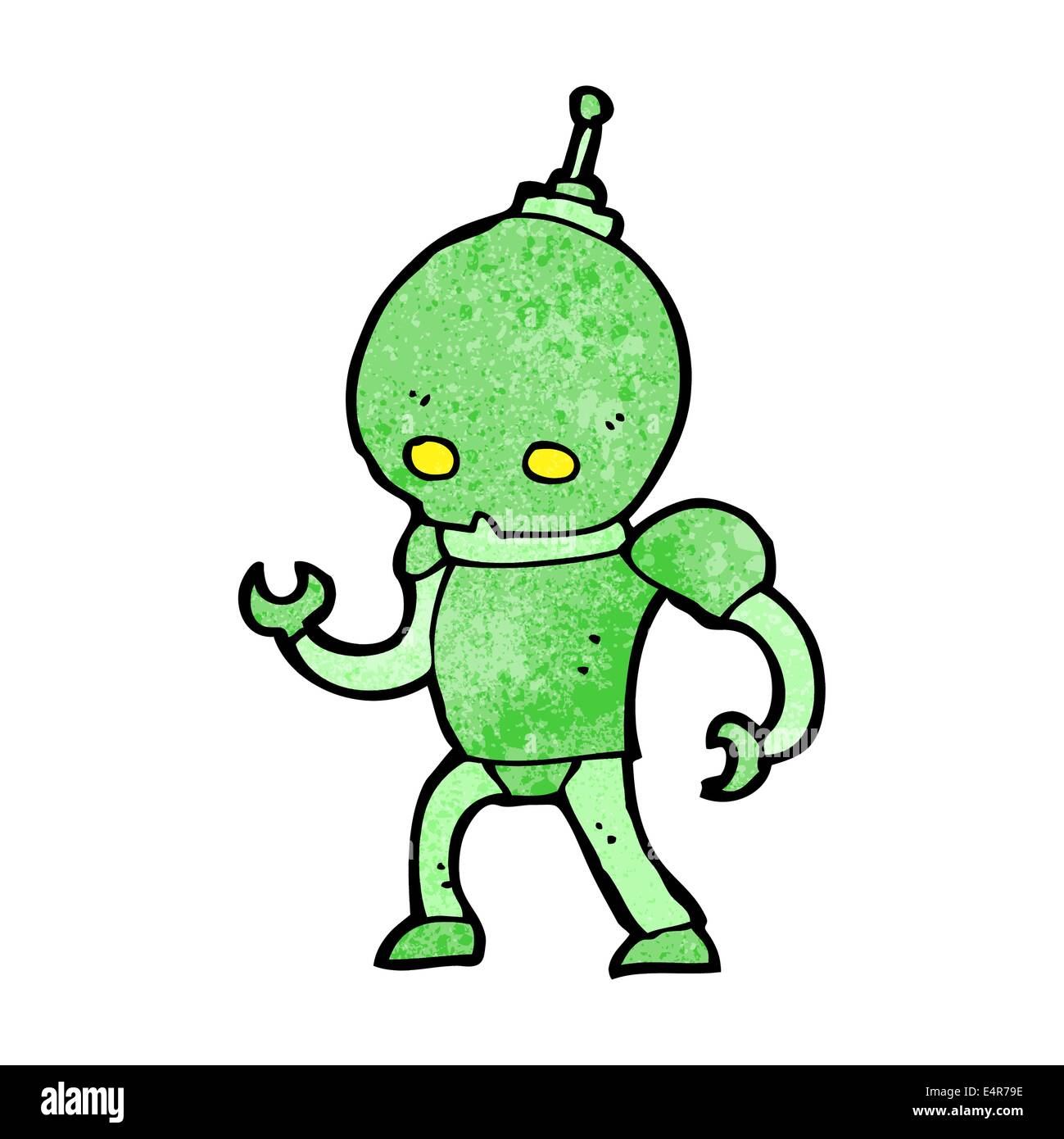 cartoon alien robot Stock Vector Image & Art - Alamy