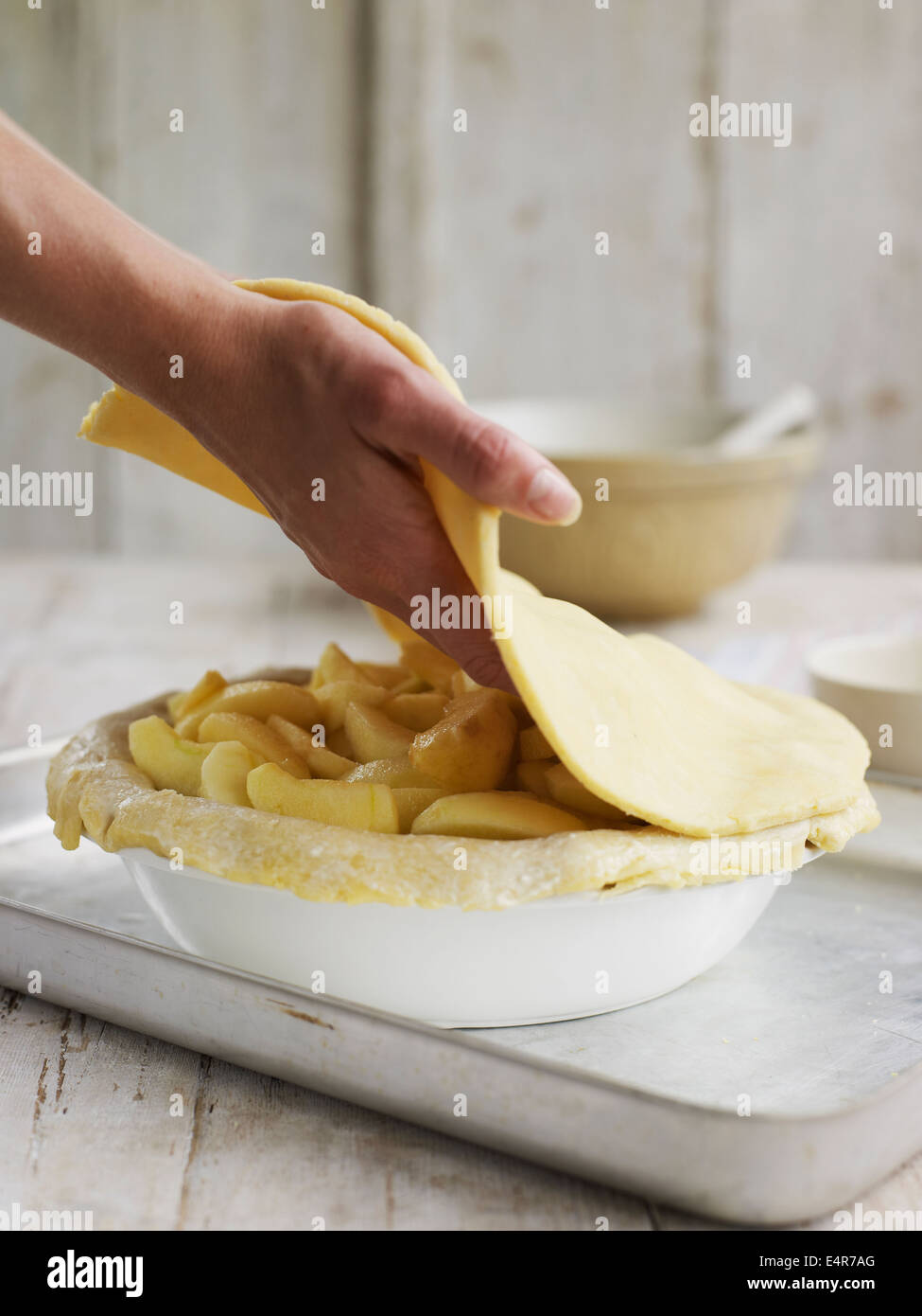 Preparing pie filling hi-res stock photography and images - Alamy