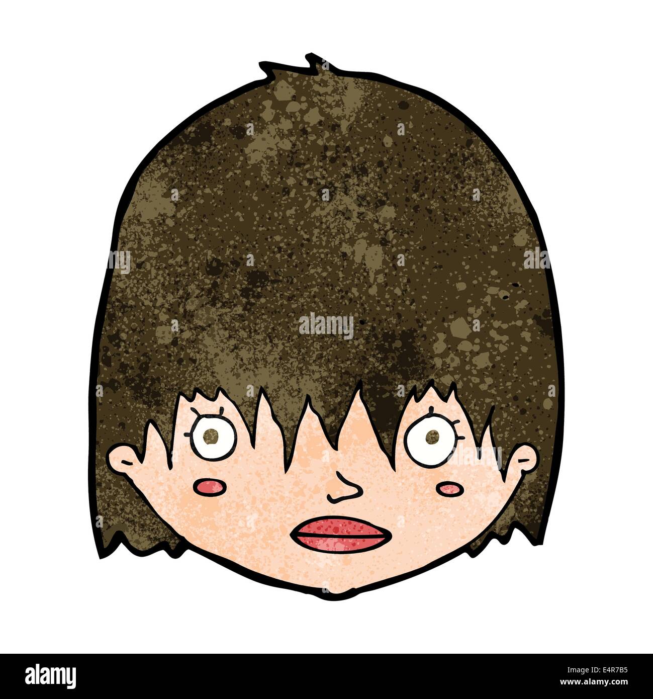 cartoon staring woman Stock Vector Image & Art - Alamy