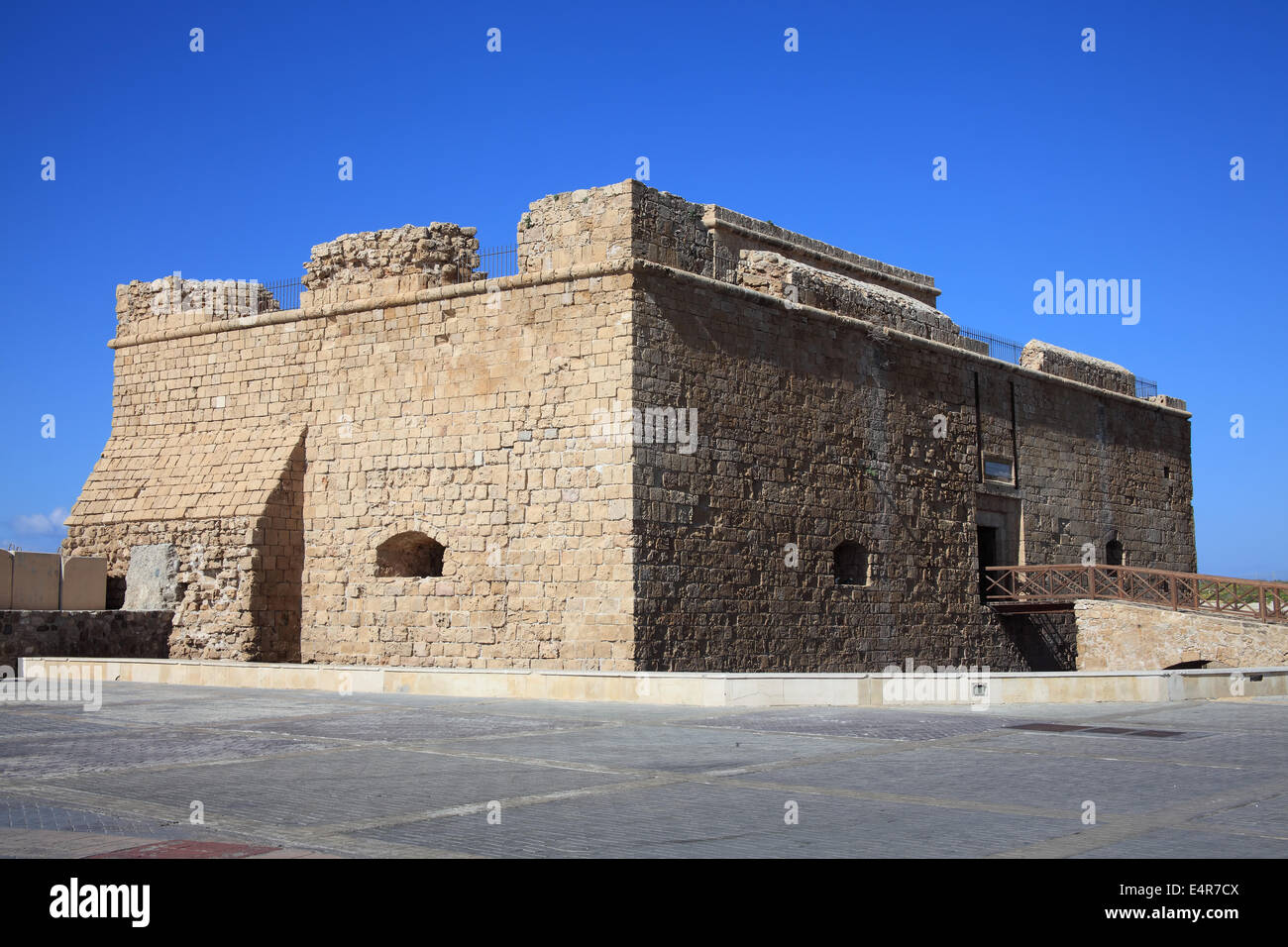 Paphos Castle, originally built as a Byzantine fort, which stands ...