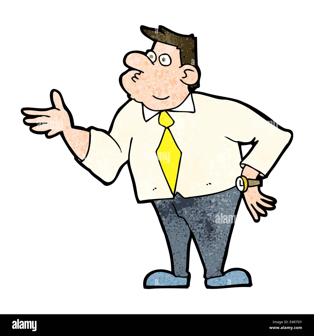 cartoon businessman asking question Stock Vector Image & Art - Alamy