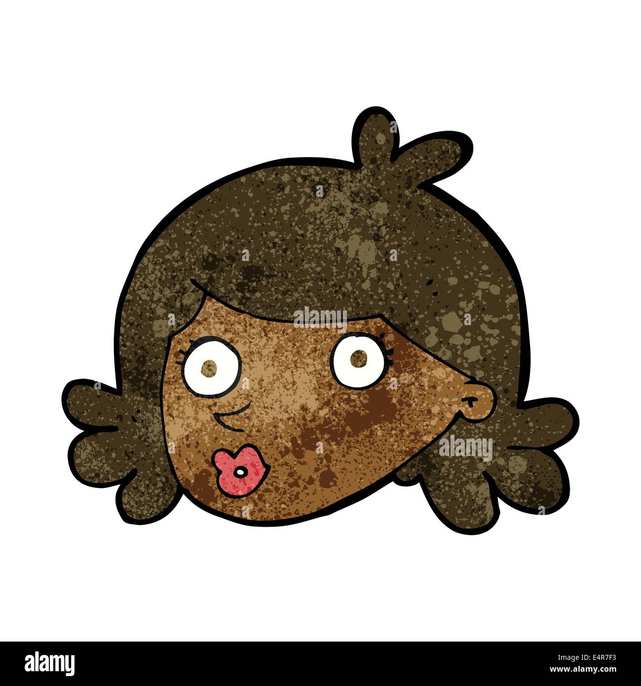 cartoon pretty face Stock Vector Image & Art - Alamy