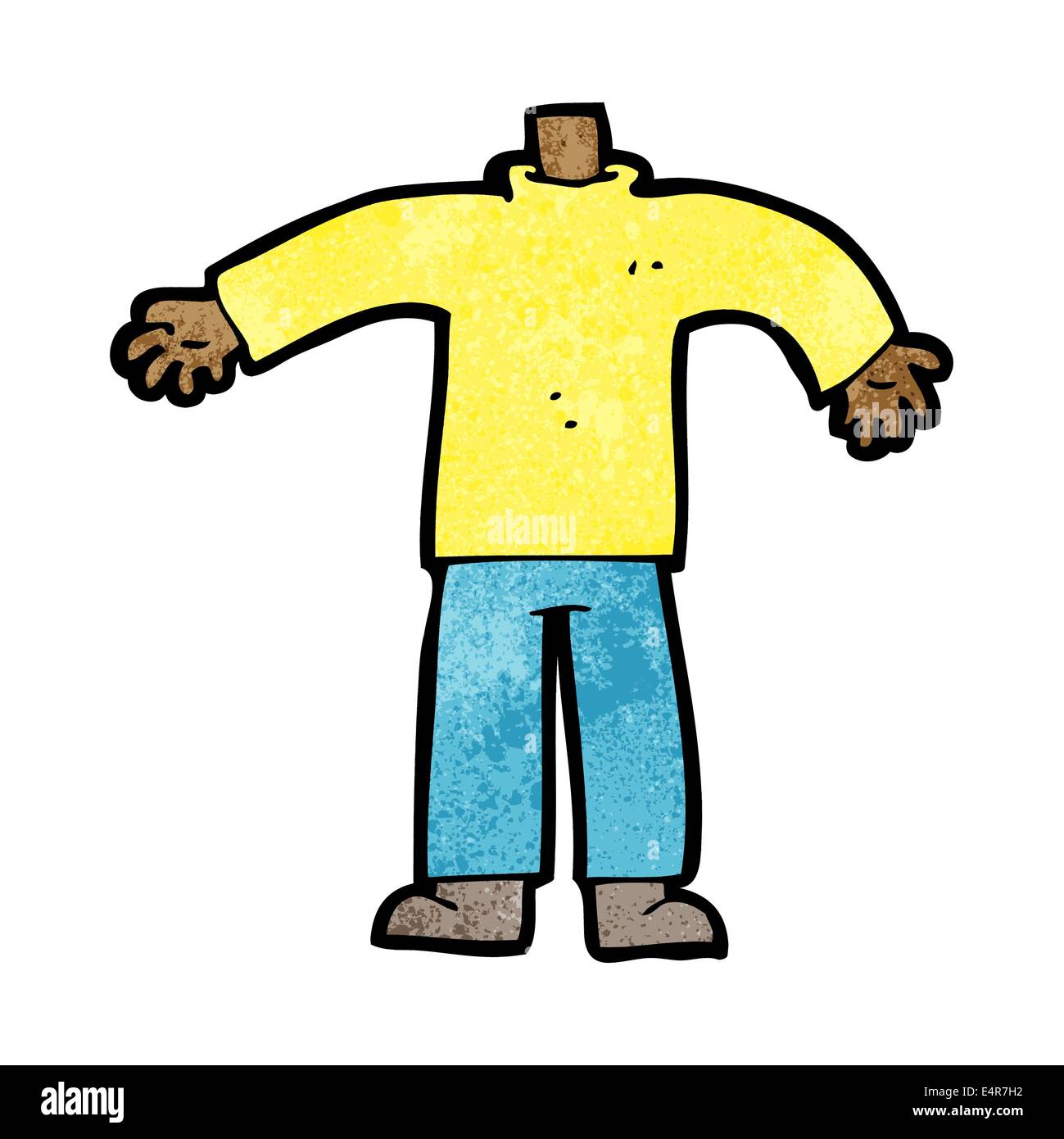 cartoon male body (mix and match cartoons or add own photos Stock ...