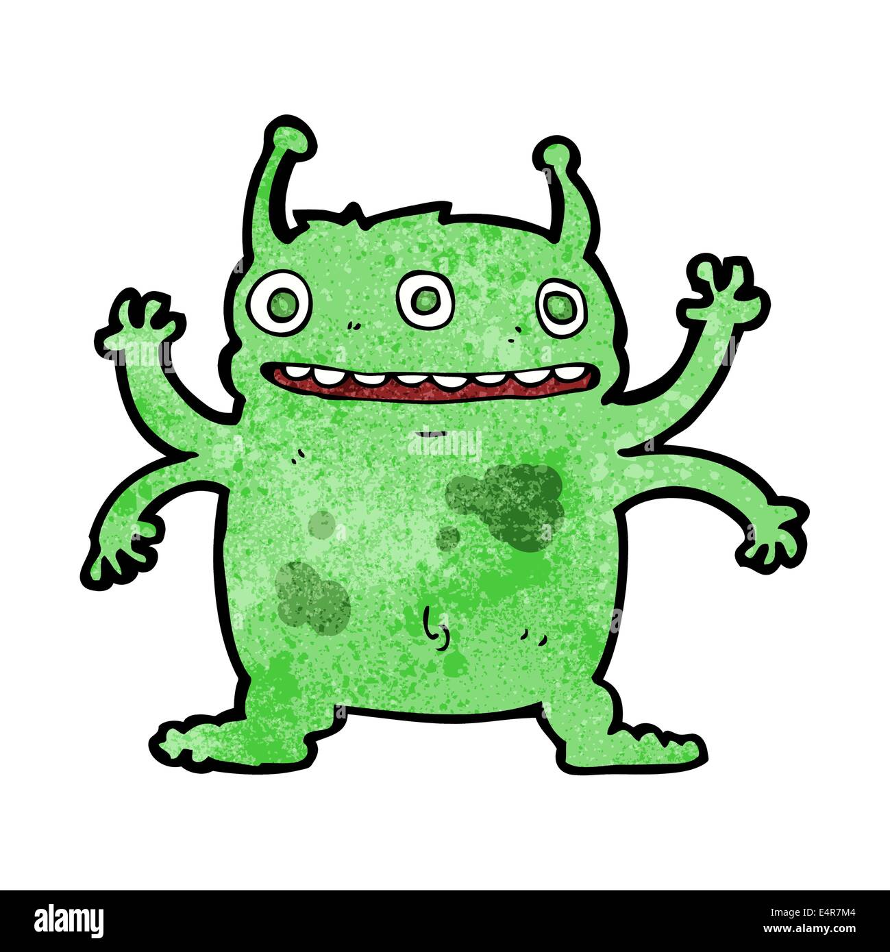 cartoon alien monster Stock Vector Image & Art - Alamy
