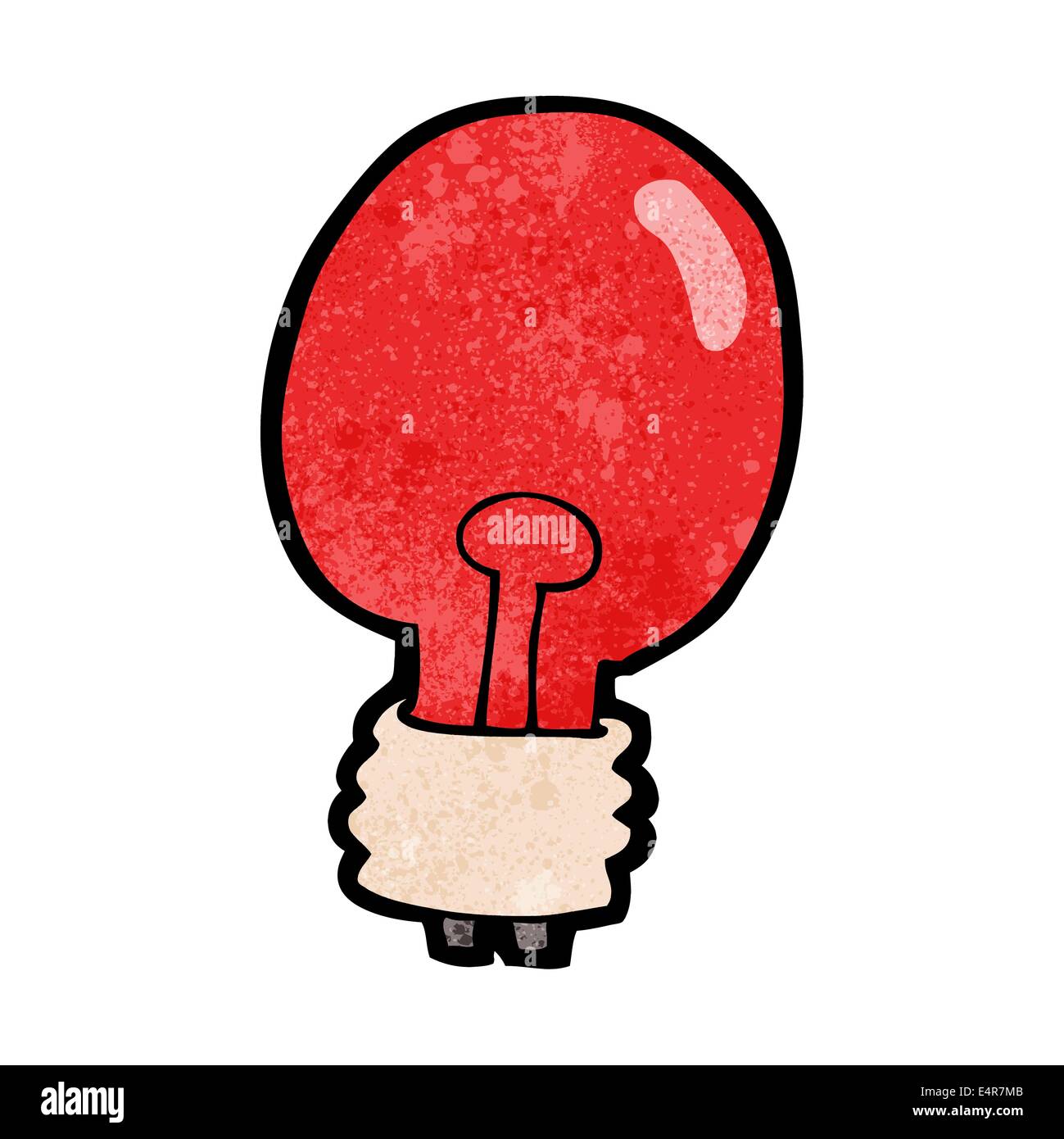 cartoon red light bulb Stock Vector Image & Art - Alamy