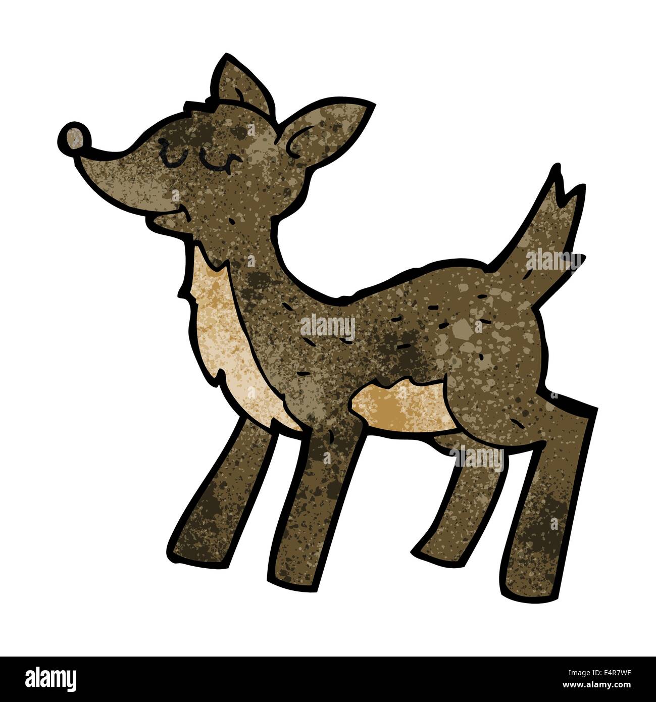 cute cartoon deer Stock Vector Image & Art - Alamy
