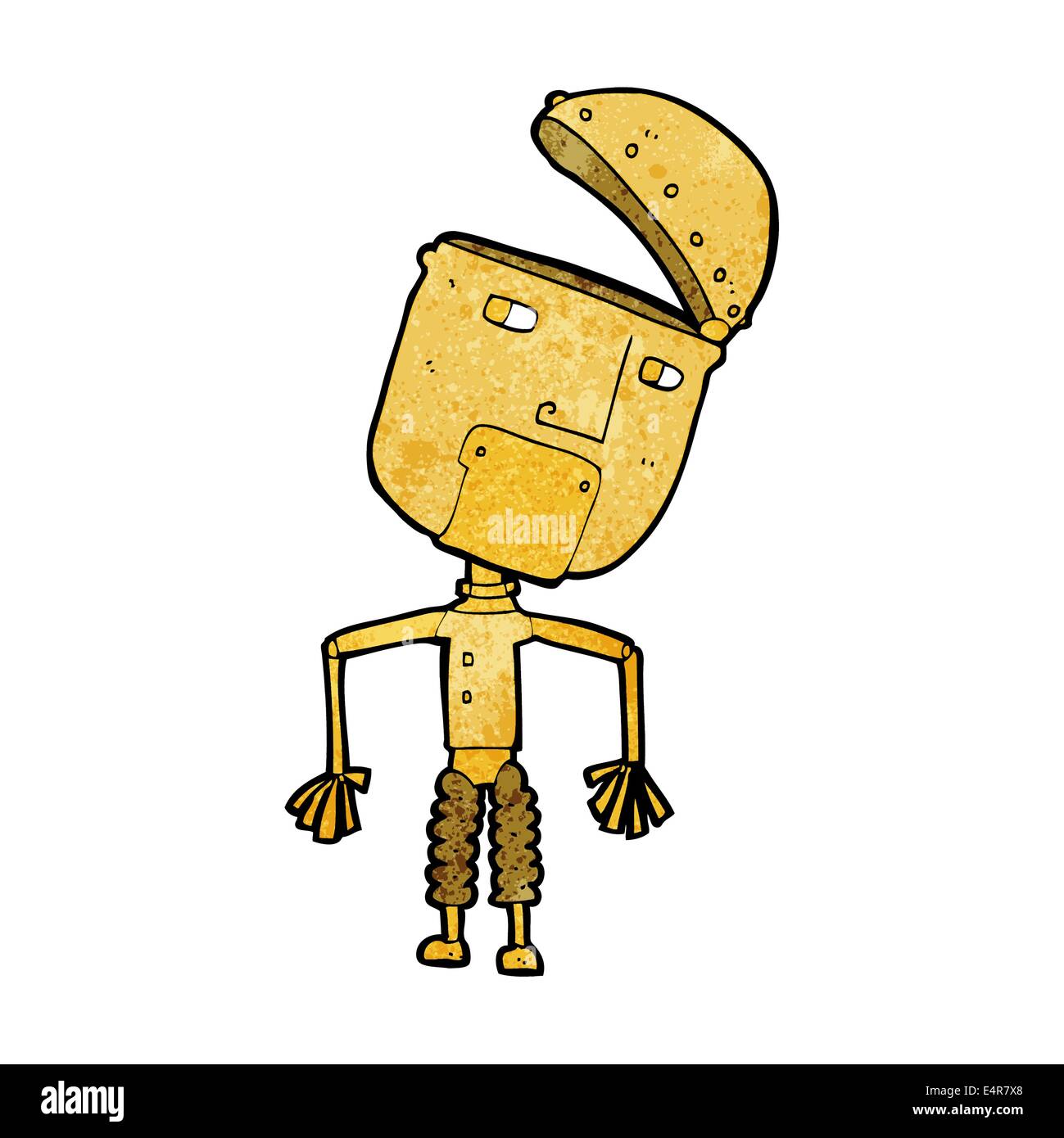 cartoon funny robot Stock Vector Image & Art - Alamy