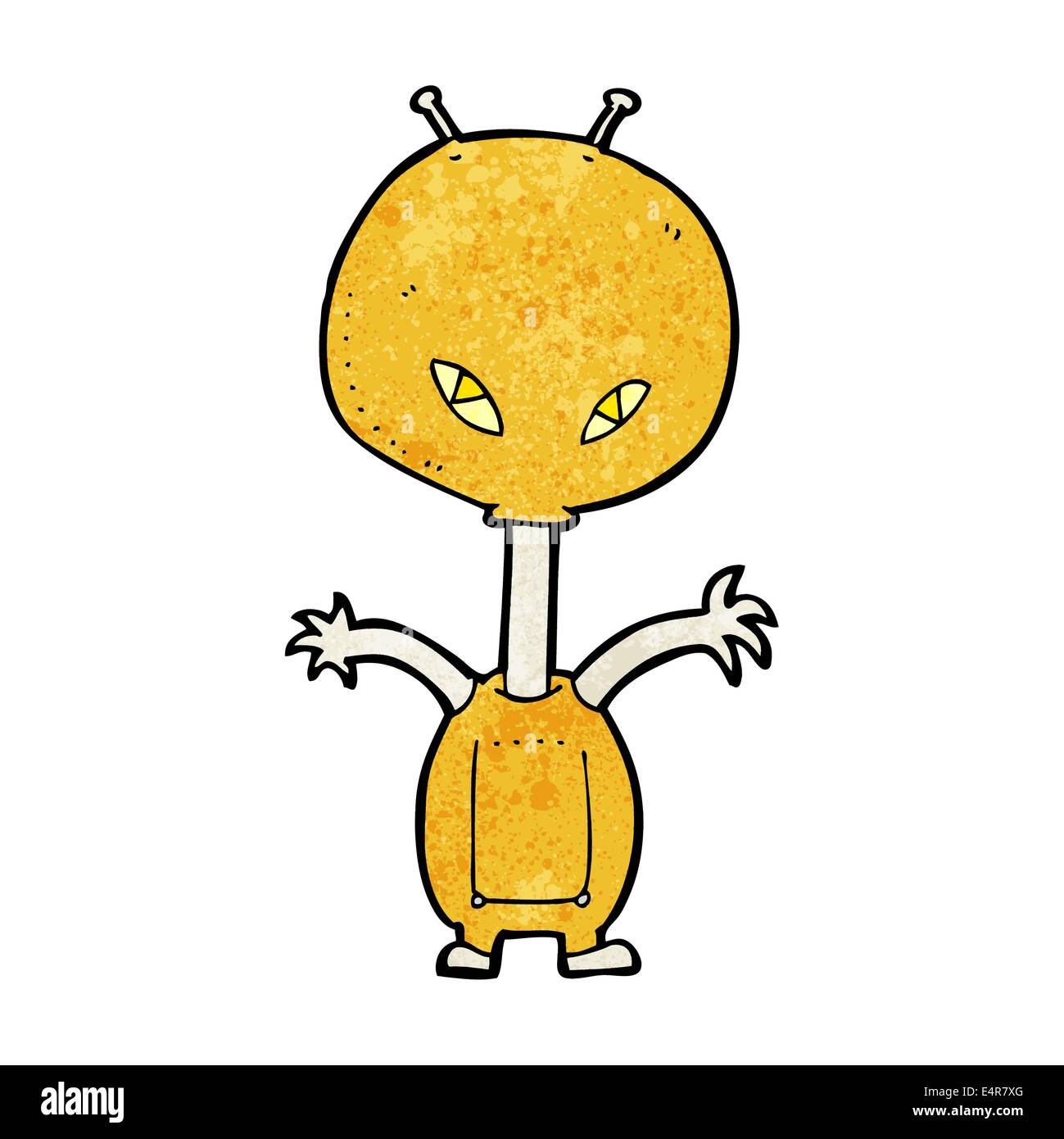 cartoon space alien Stock Vector Image & Art - Alamy