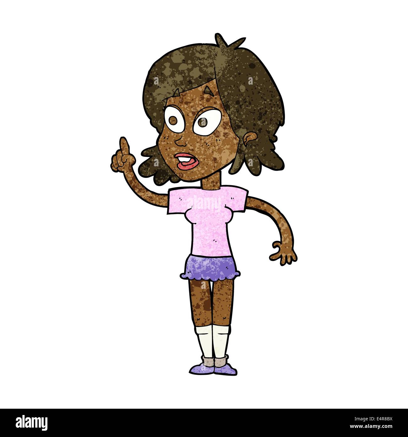 cartoon woman asking question Stock Vector Image & Art - Alamy