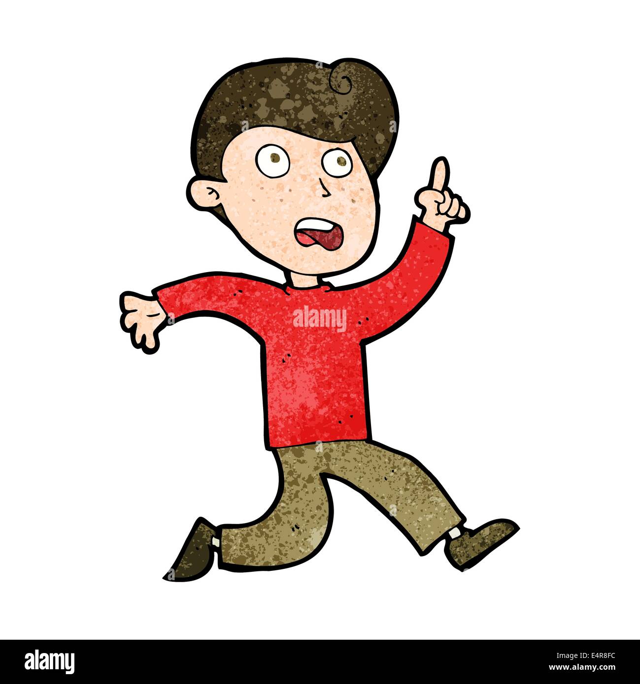 cartoon boy panicking Stock Vector Image & Art - Alamy