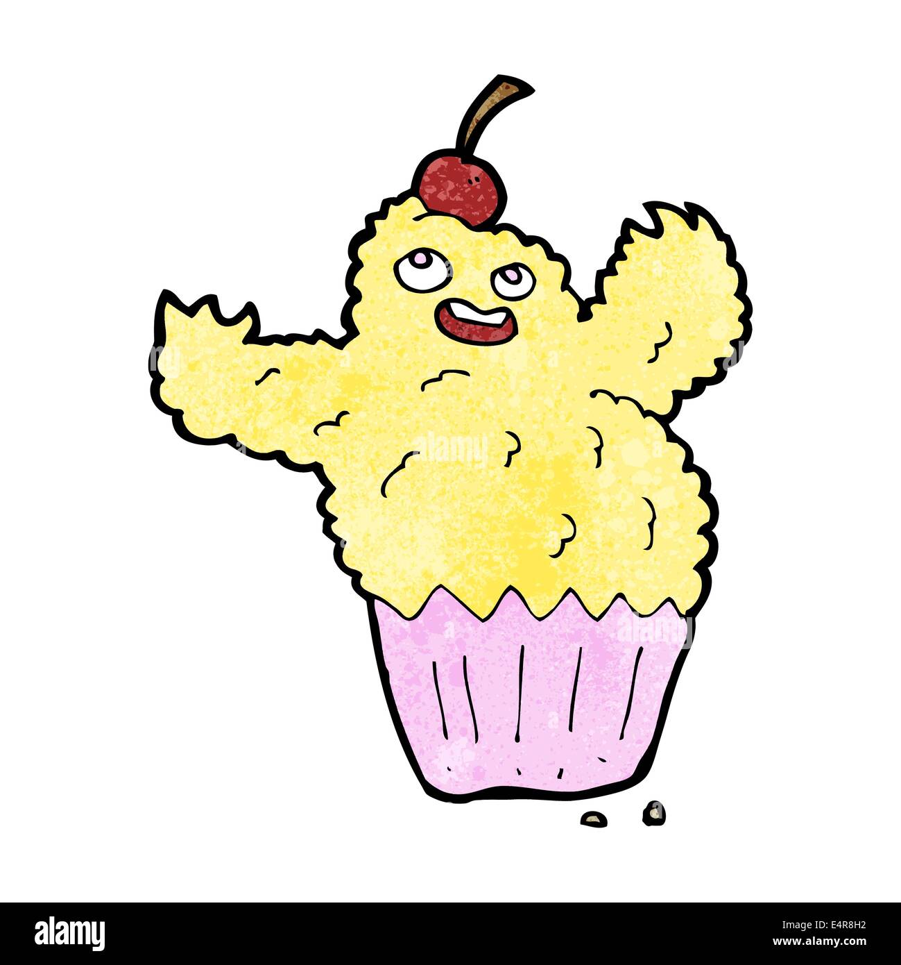 cartoon cupcake monster Stock Vector Image & Art - Alamy